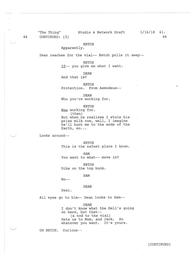 13.17 The Thing script | PDF