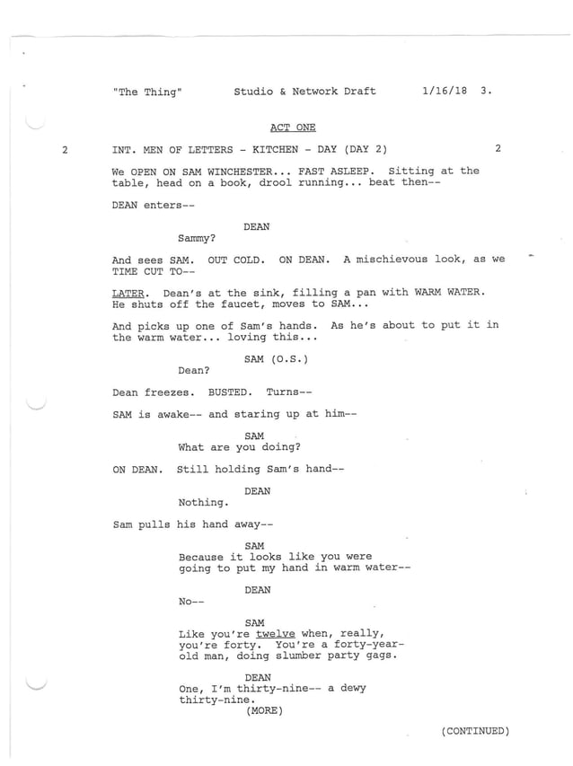 13.17 The Thing script | PDF