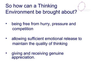 The Thinking Invironment | PPT