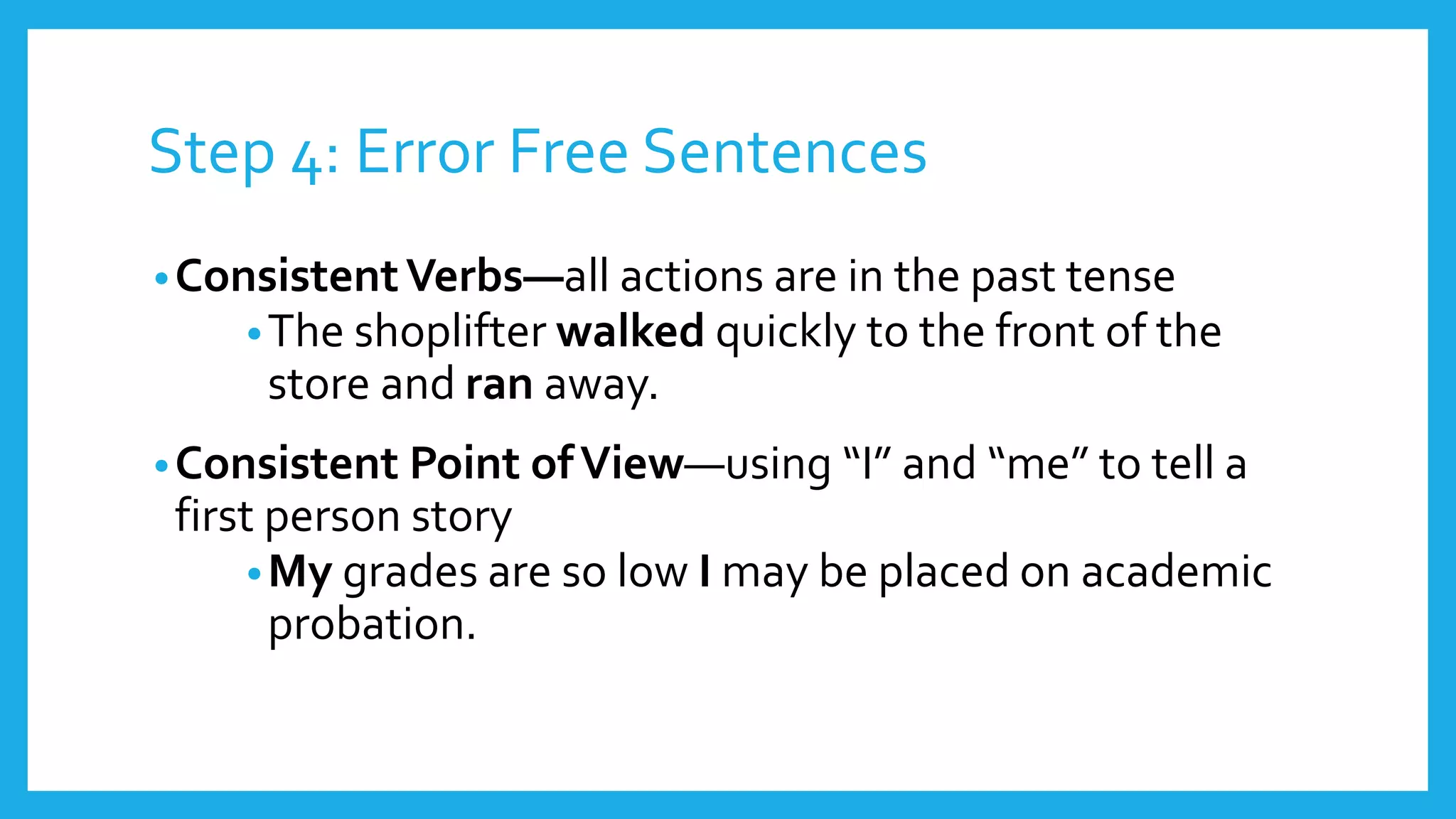 The Third and Fourth Steps in Writing | PPTX