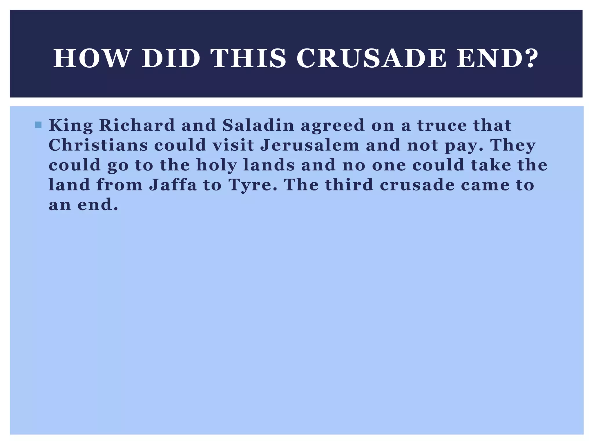The third crusade | PPTX