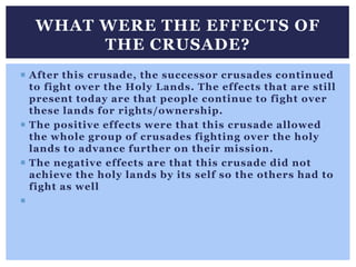 The third crusade | PPTX | Christianity | Religion & Spirituality