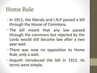 The third home rule bill | PPT