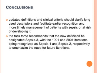 The third international consensus definitions | PPT