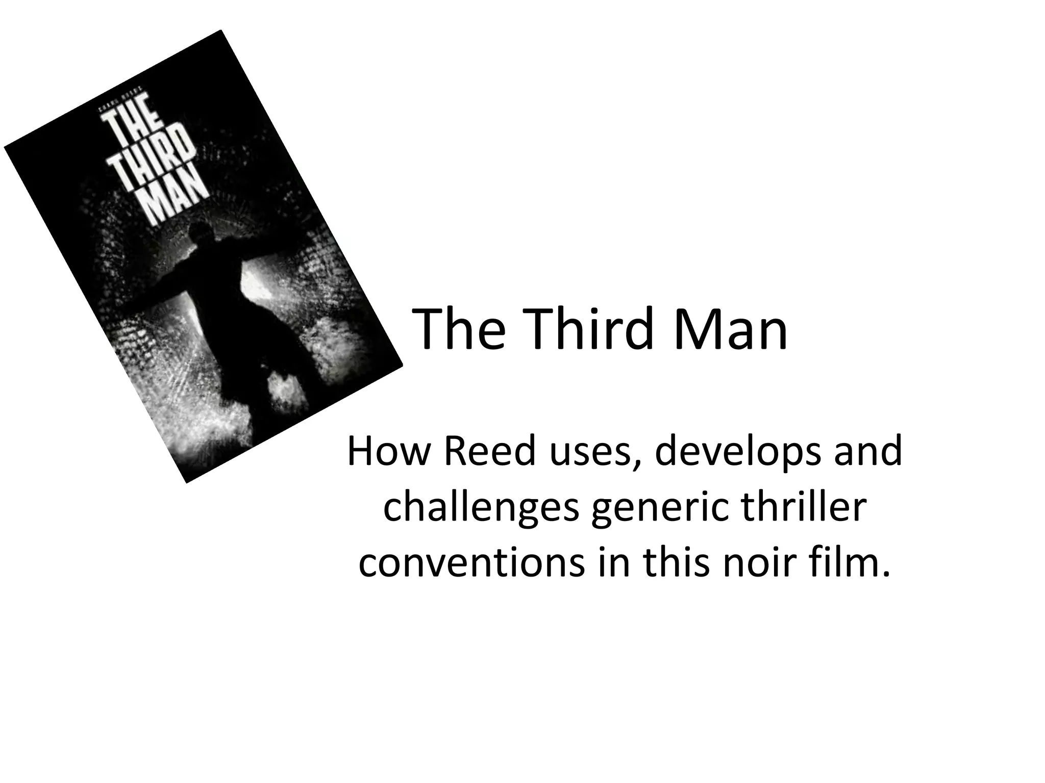 The third man | PPTX