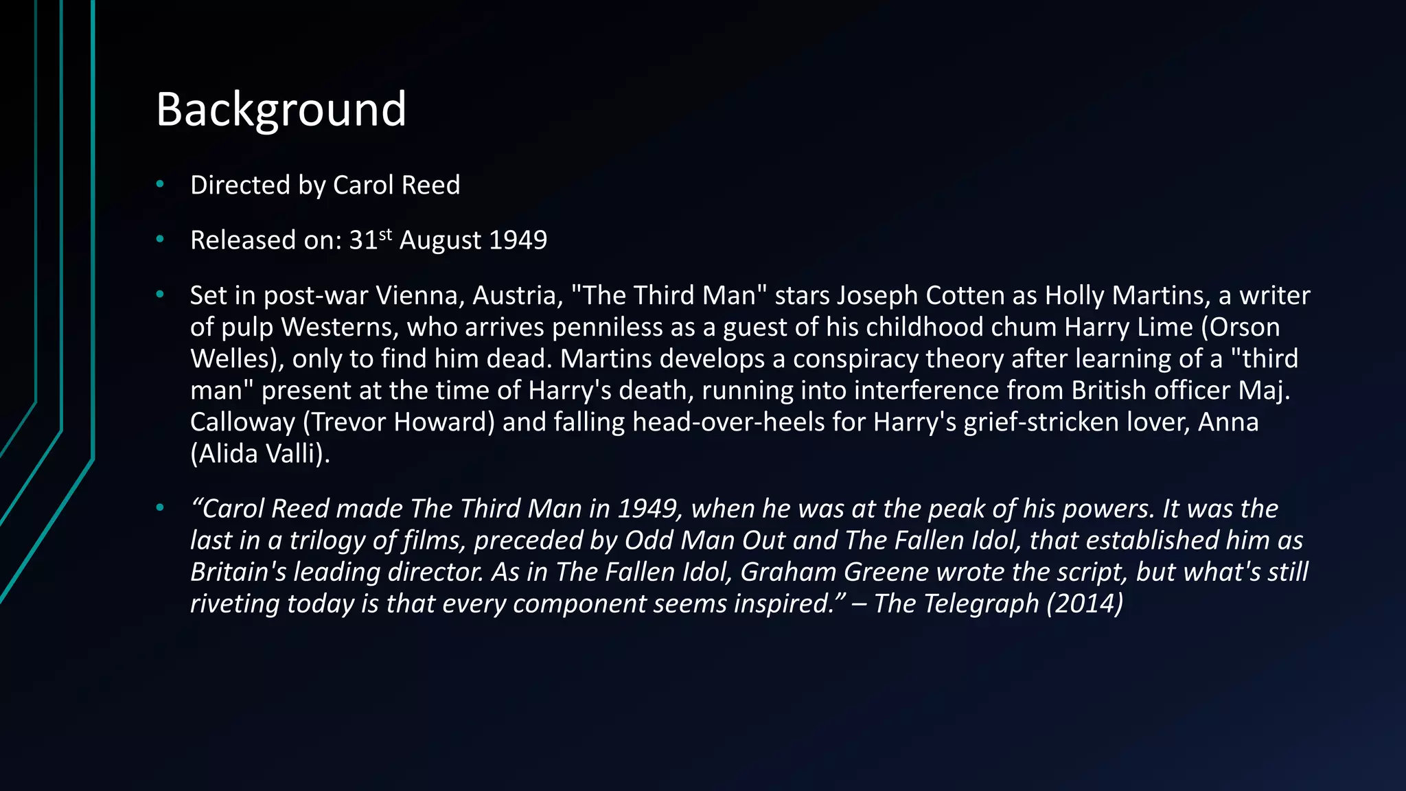 The third man | PPT