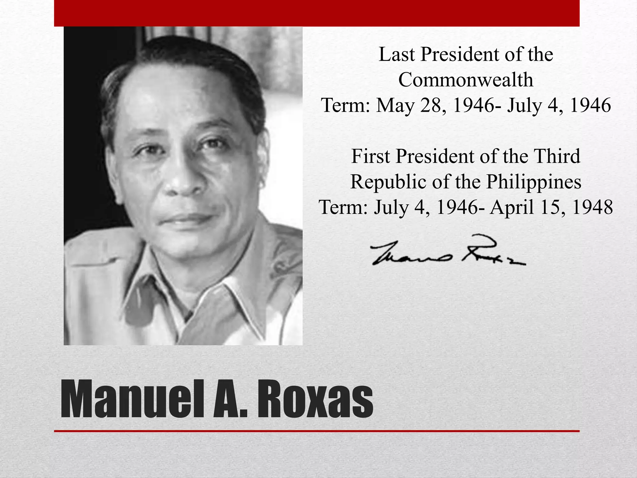 The third philippine republic | PPTX