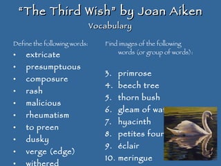 The Third Wish | PPT