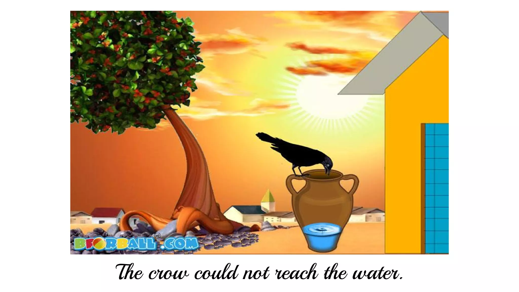 The Thirsty Crow Moral Story with Pictures for Kids | PDF