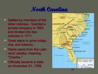 The Thirteen Colonies | PPT