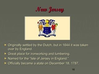The Thirteen Colonies | PPT
