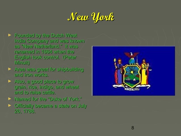 The Thirteen Colonies | PPT | Food & Drink