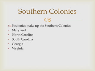 The thirteen colonies | PPT