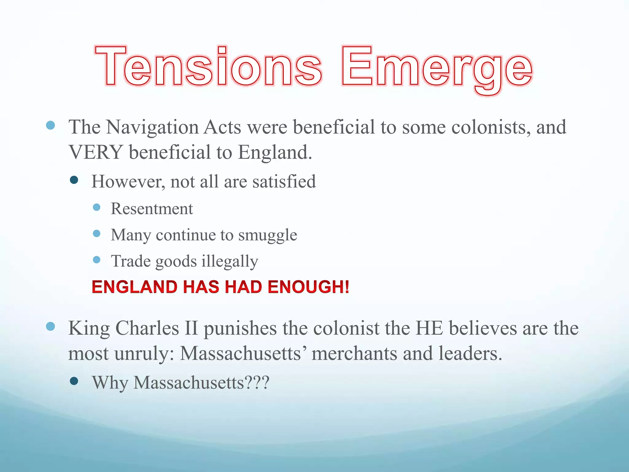 The thirteen colonies, mercantilism, navigation acts | PPTX