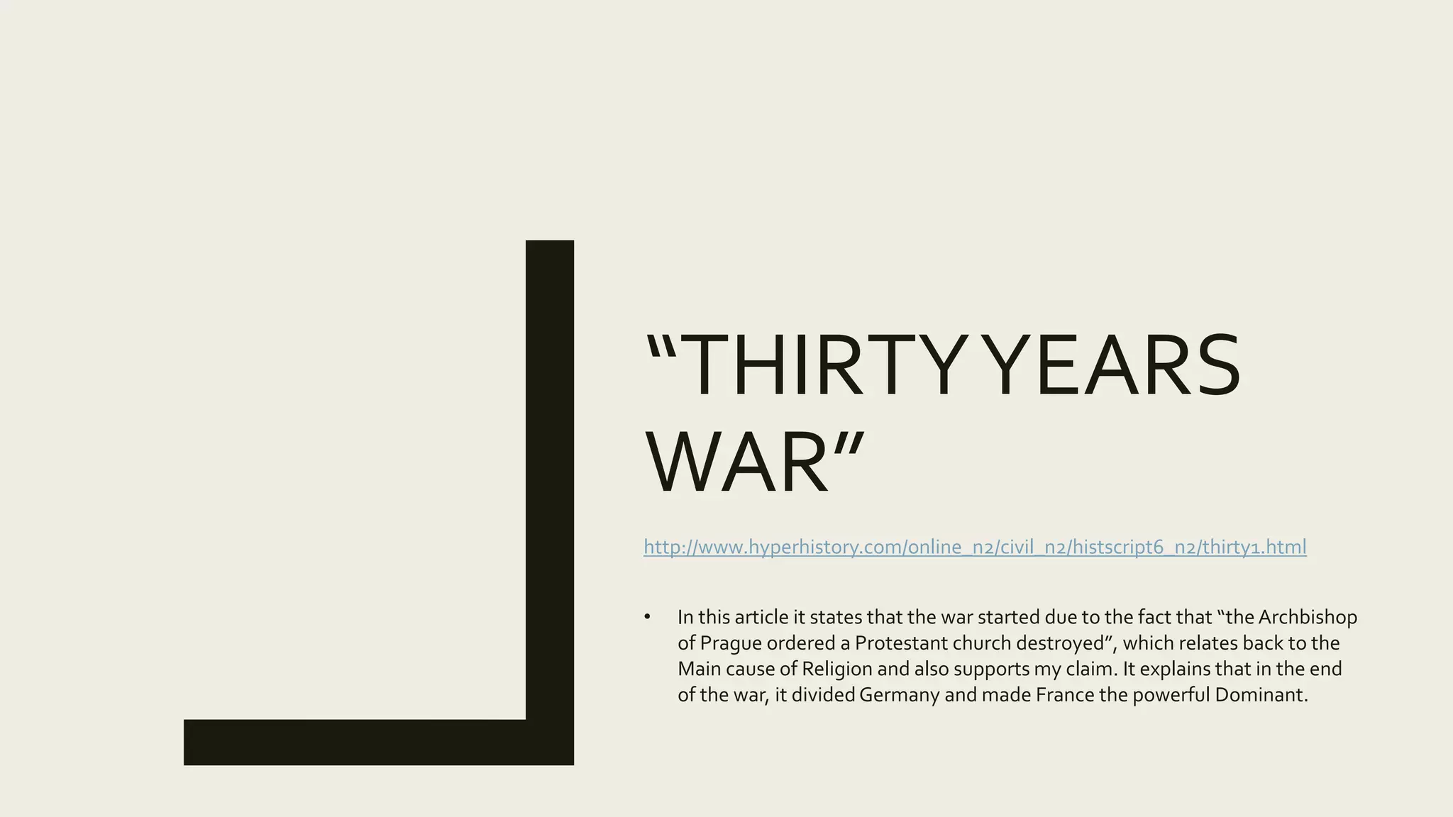 The thirty years war (1618 1648) | PPT