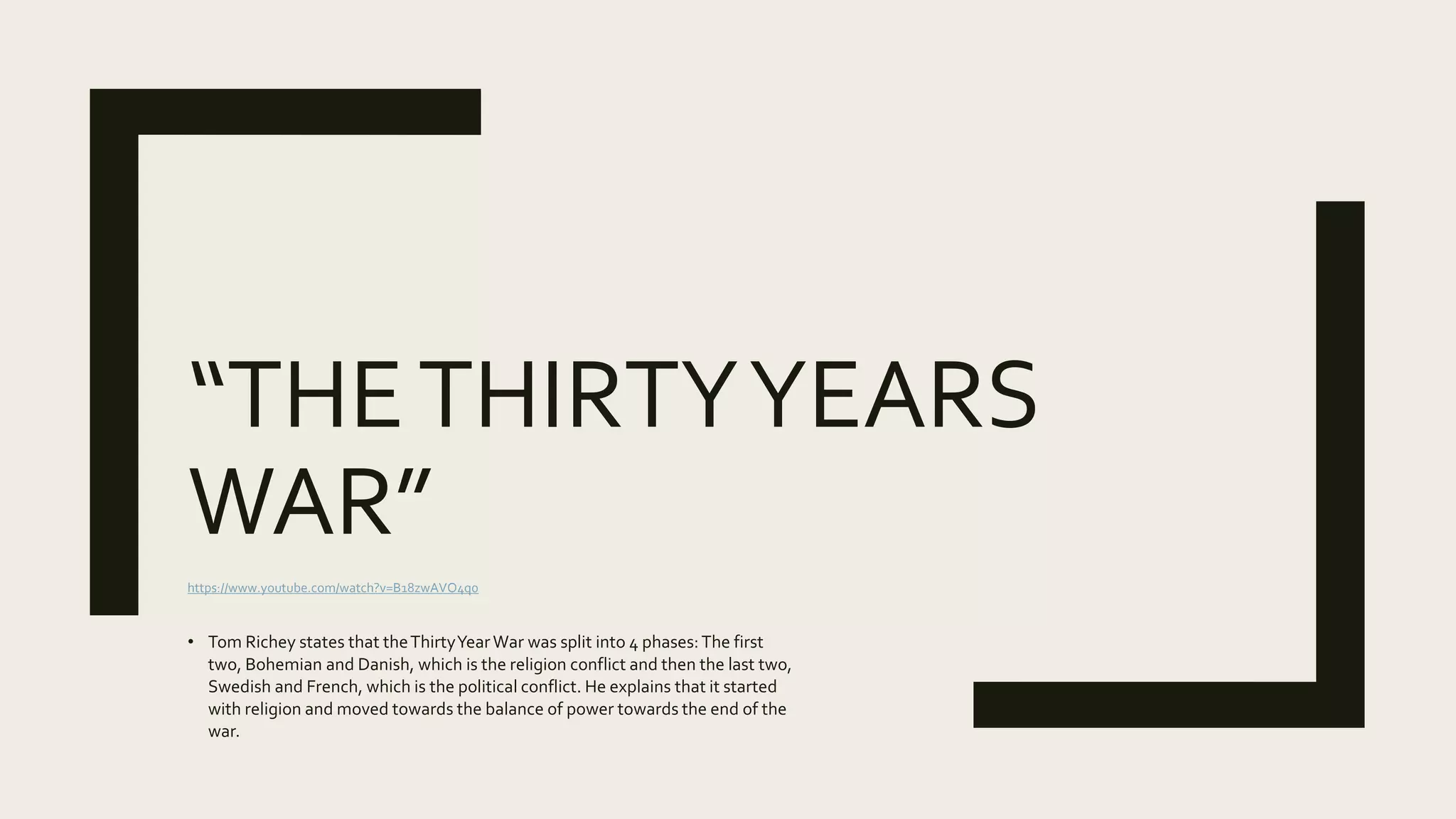 The thirty years war (1618 1648) | PPT
