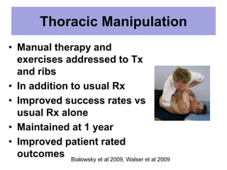 The thoracic spine | PDF