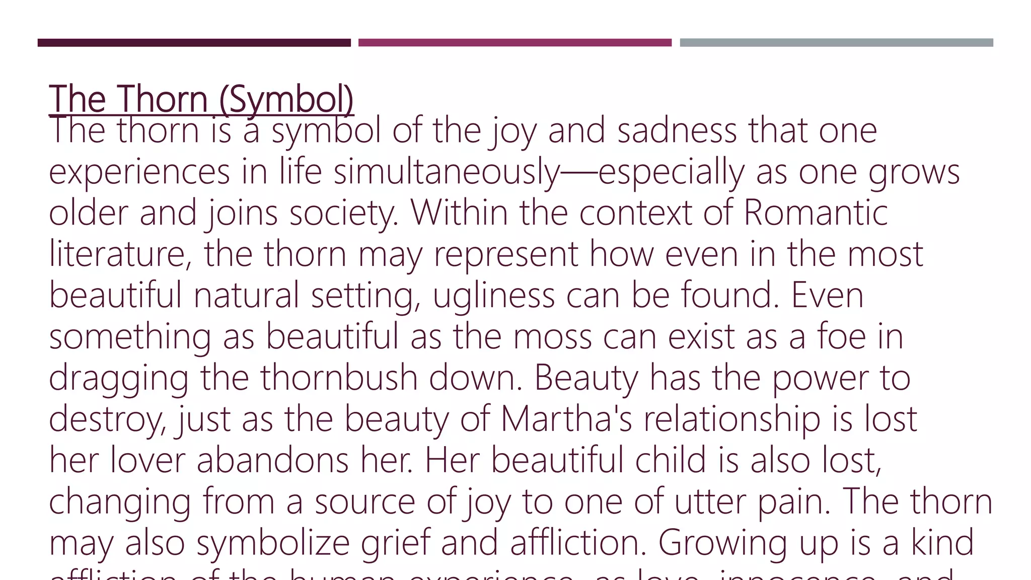 The thorn | PPTX