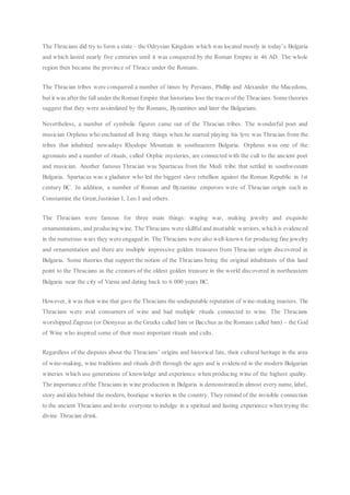 The thracians | DOCX