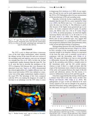 The three vessel view in the fetal mediastinum in the diagnosis | PDF