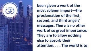 The Three Angels' Call to Prayer | PPT