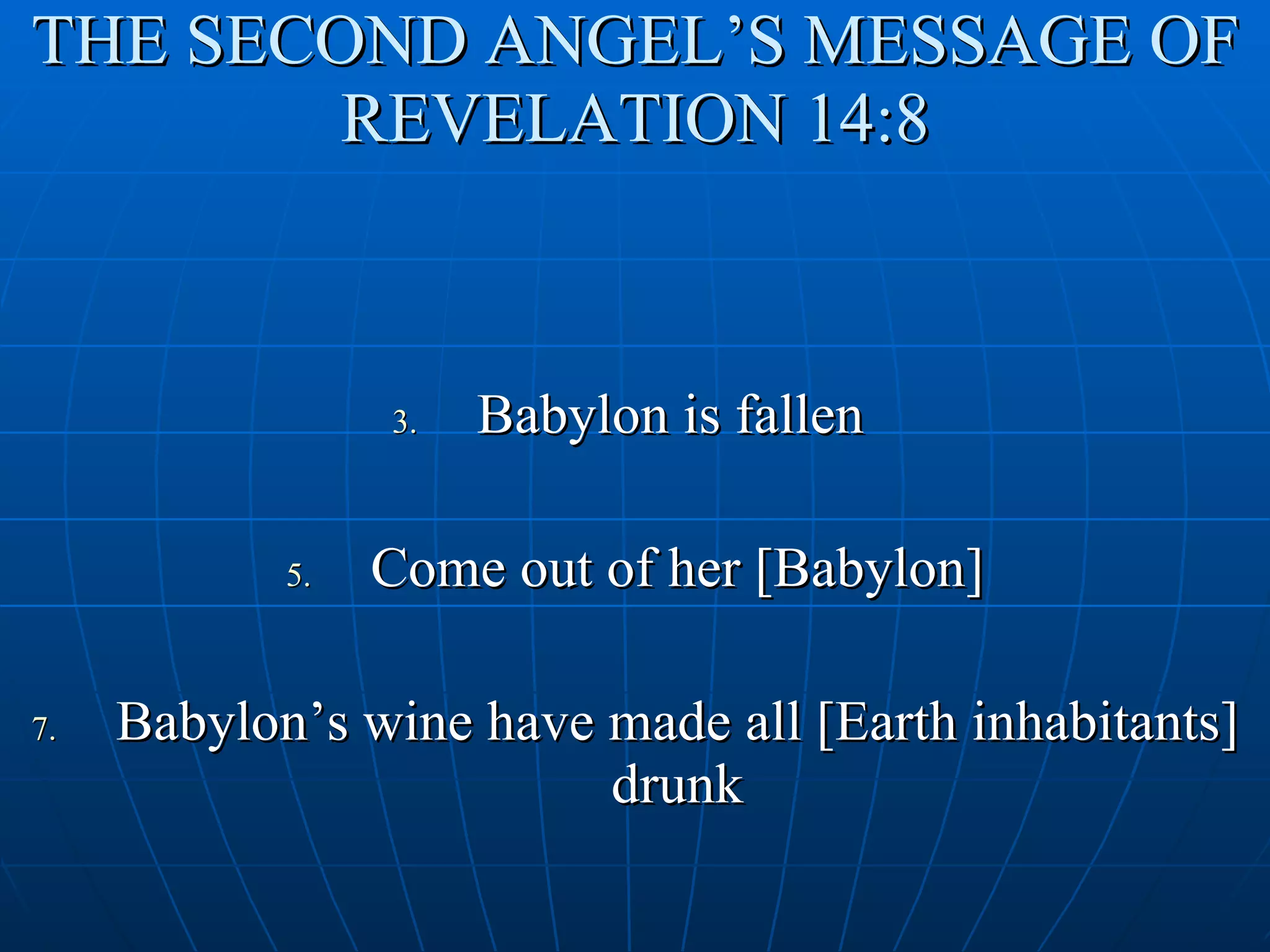 The Three Angels Message | PPT