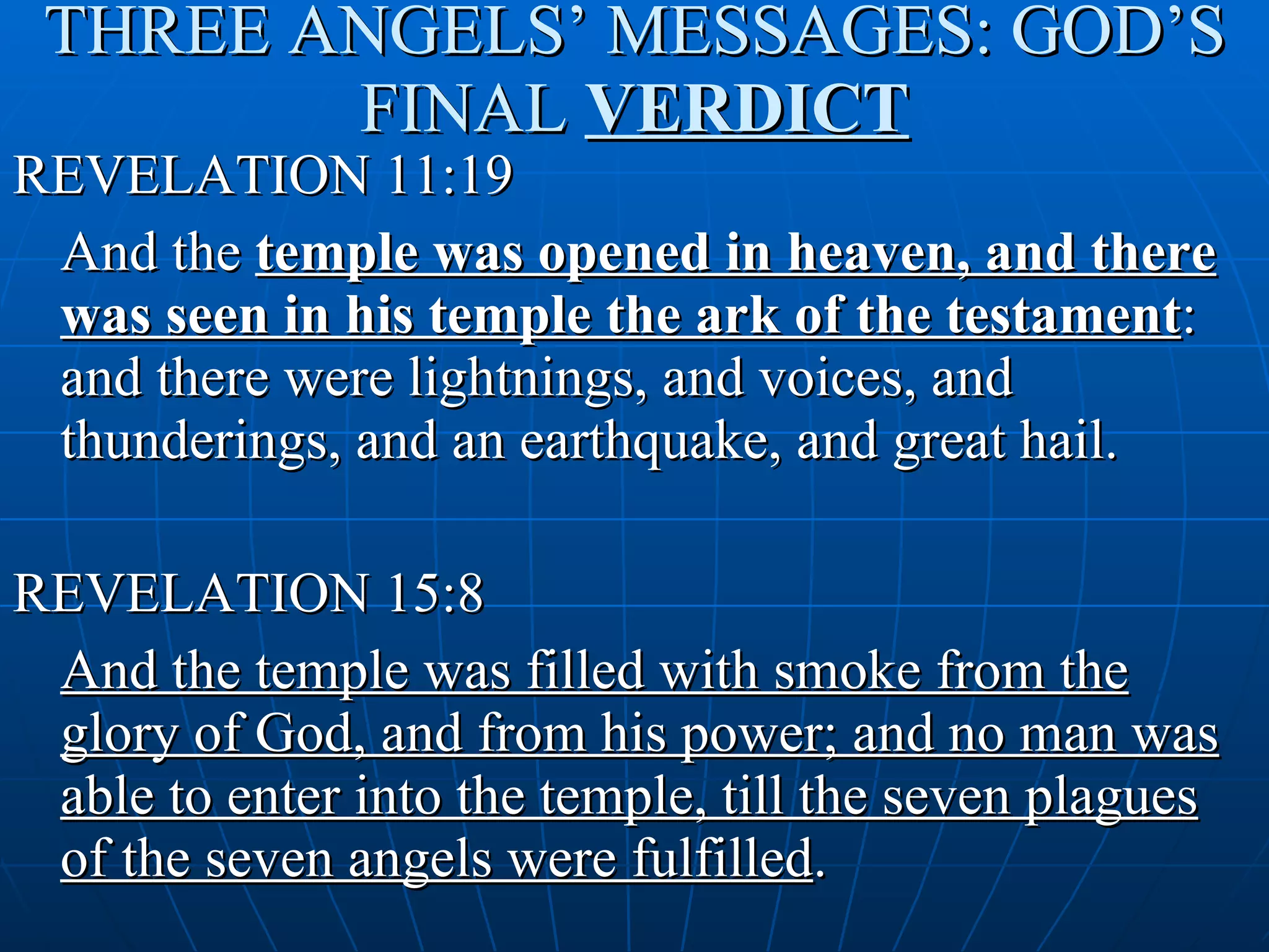 The Three Angels Message | PPT
