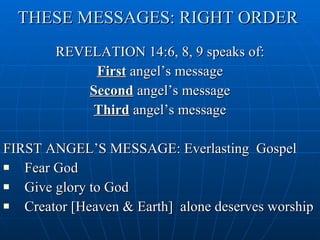 The Three Angels Message | PPT