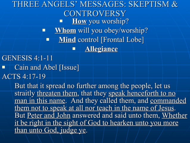 The Three Angels Message | PPT