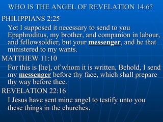 The Three Angels Message | PPT