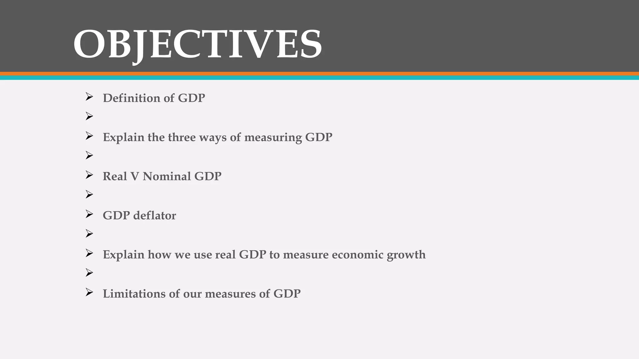 The three approaches to measuring gdp | ODP