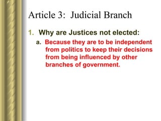 The three branches | PPT | Law