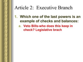 The three branches | PPT | Law