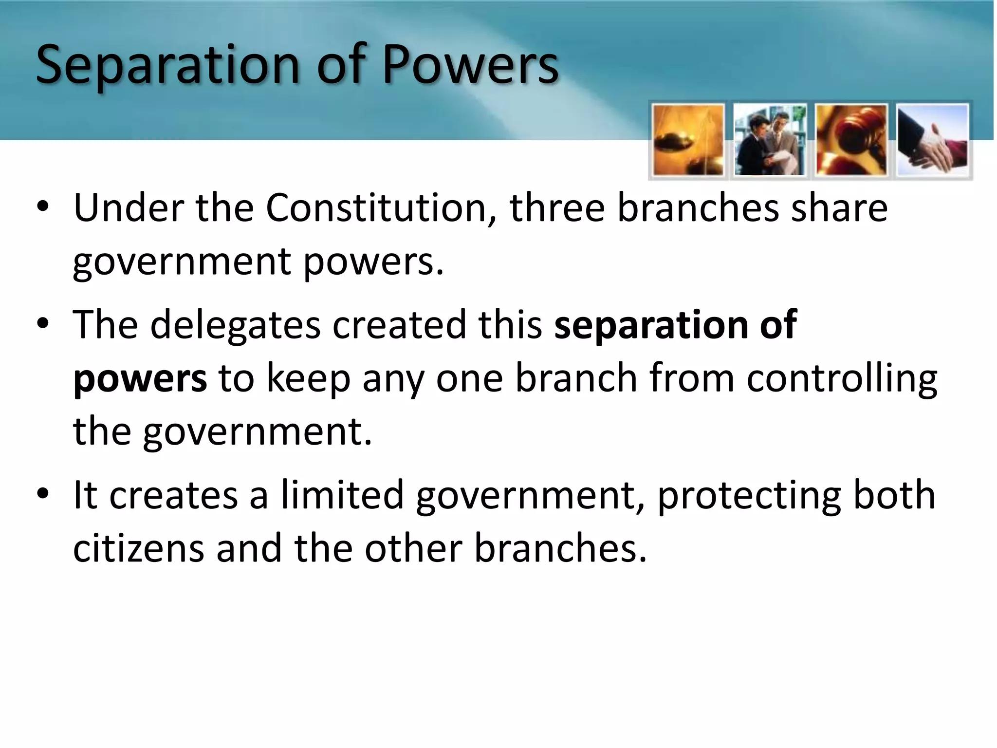 The Three Branches of Government | PPTX