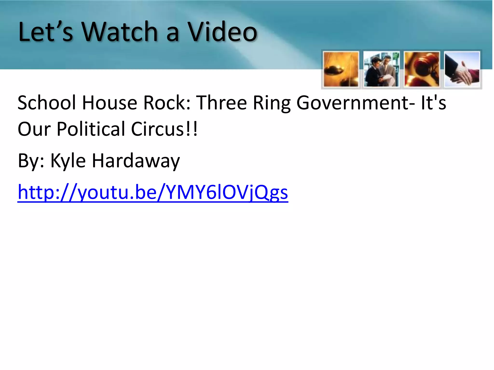 The Three Branches of Government | PPTX