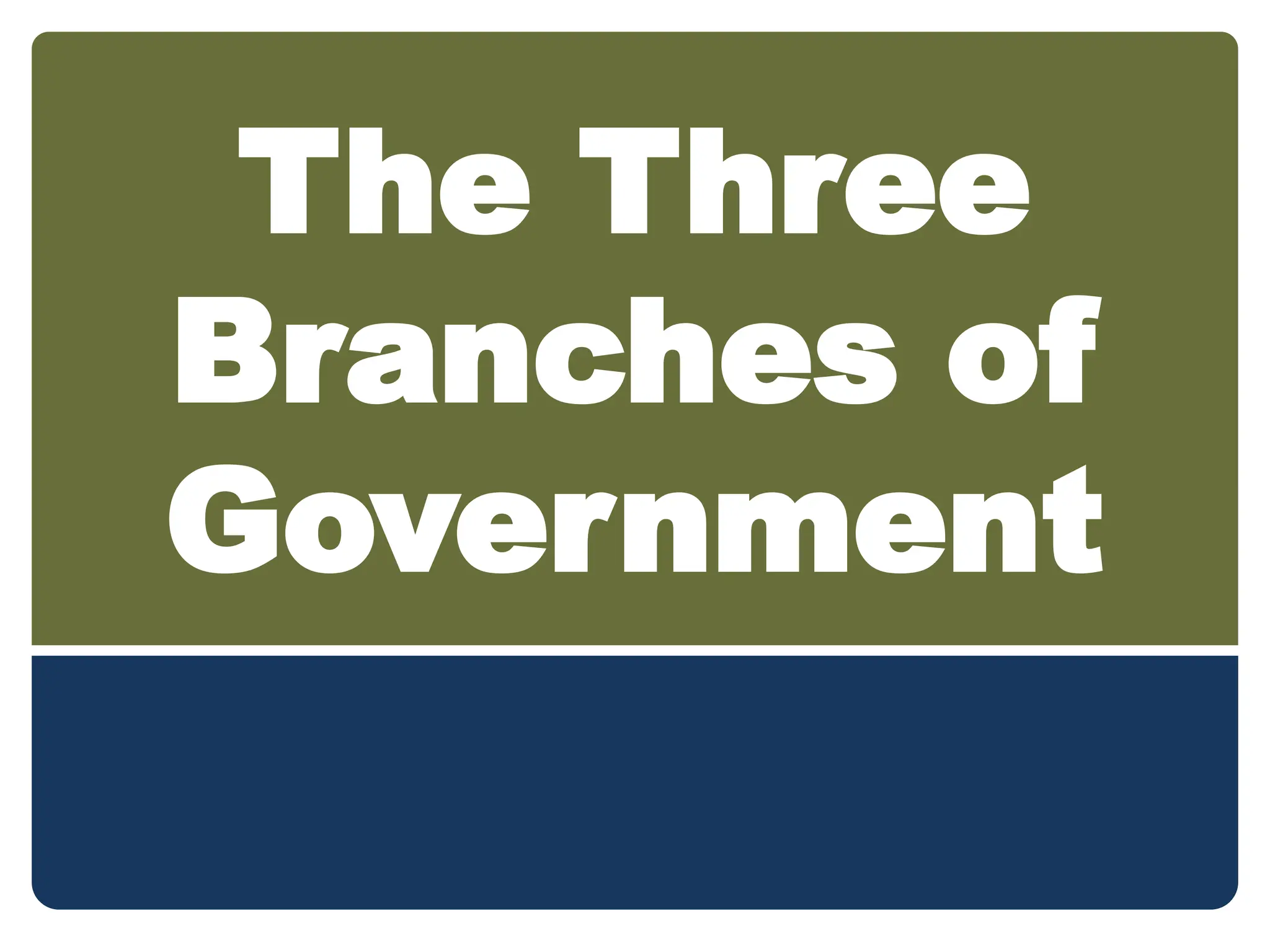 The_Three_Branches_of_Government powerpoint | PPTX