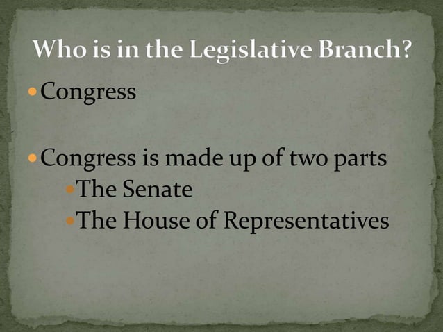 The Three Branches Of Government Power Point | PPTX
