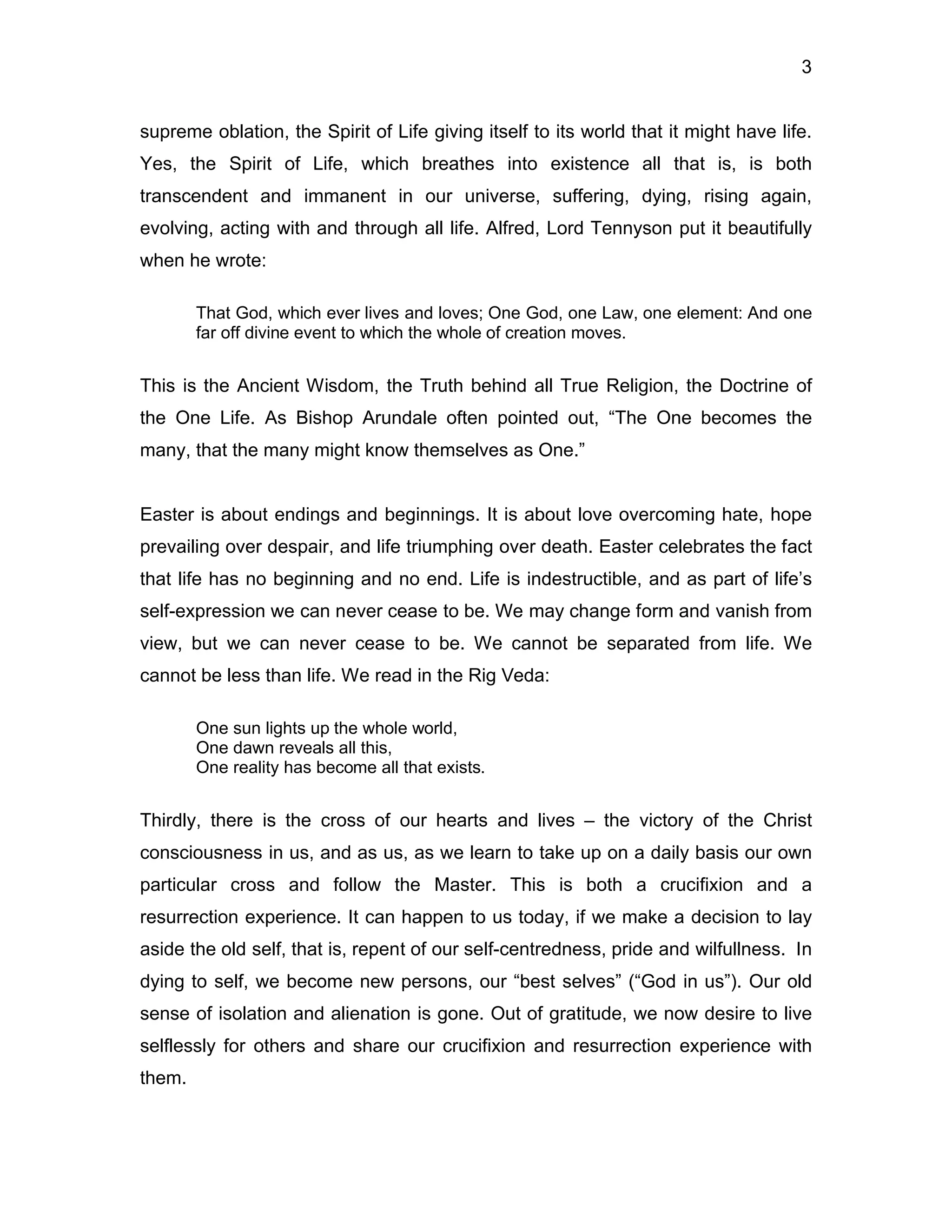 THE THREE CROSSES | PDF | Spirituality | Religion & Spirituality