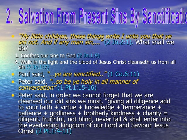 The three degree of salvation | PPT