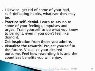 The three dimensions of success (success in 3 ds) | PPTX