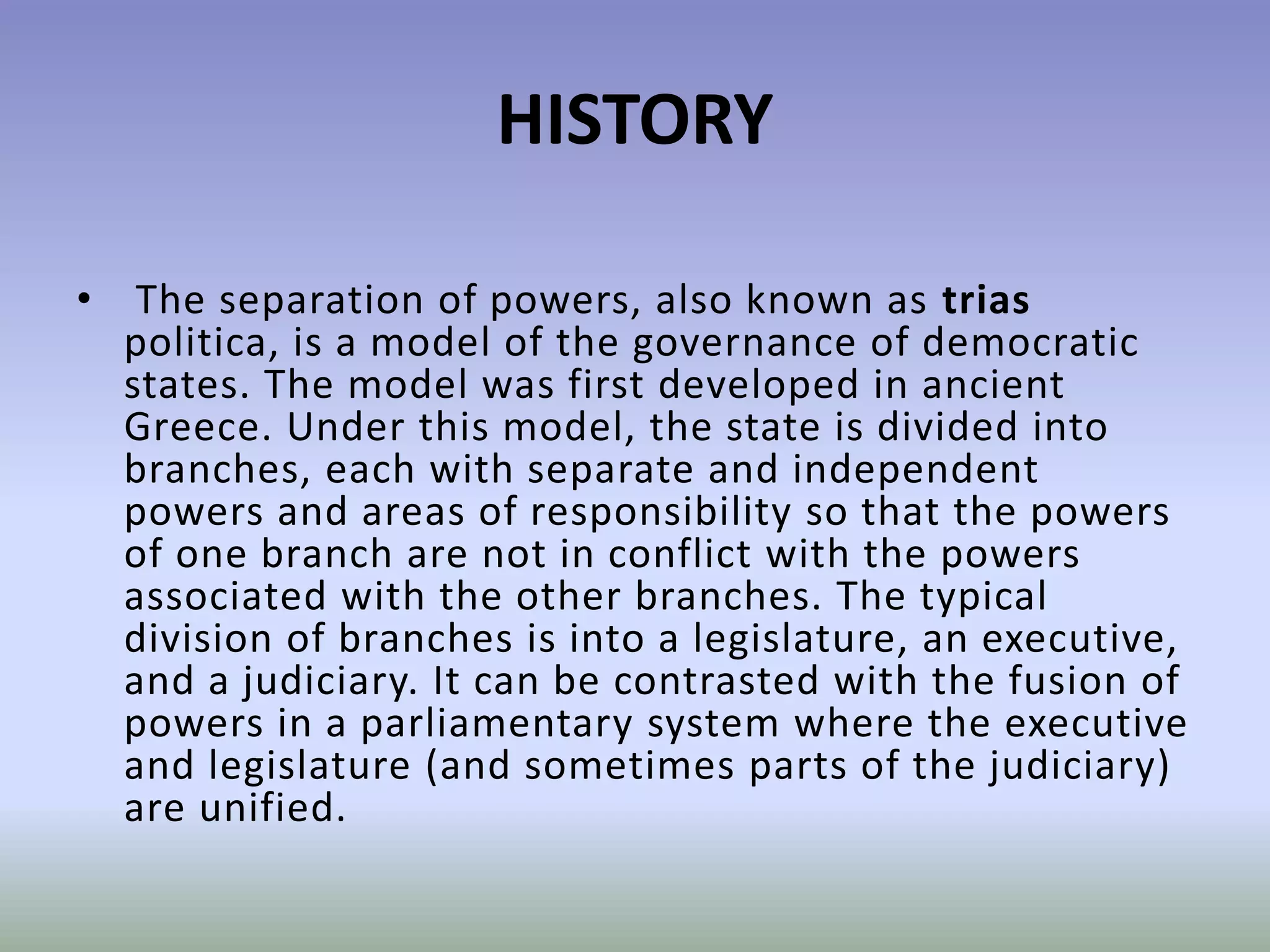 The three division of power in Nepal | PPTX