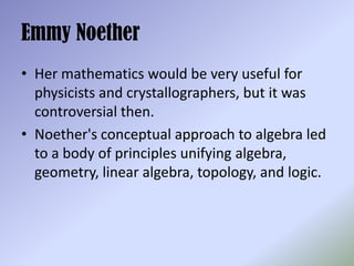 The Three Greatest Women Mathematicians | PDF