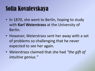 The Three Greatest Women Mathematicians | PDF