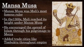 The three kingdoms of west africa | PPTX