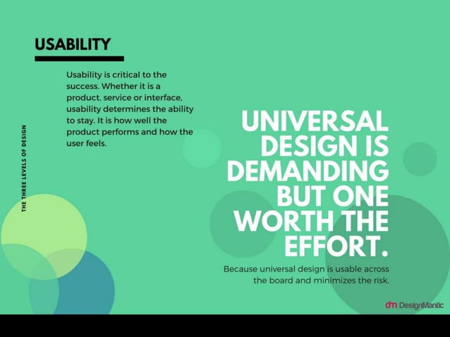 The Three Levels of Design | PPTX