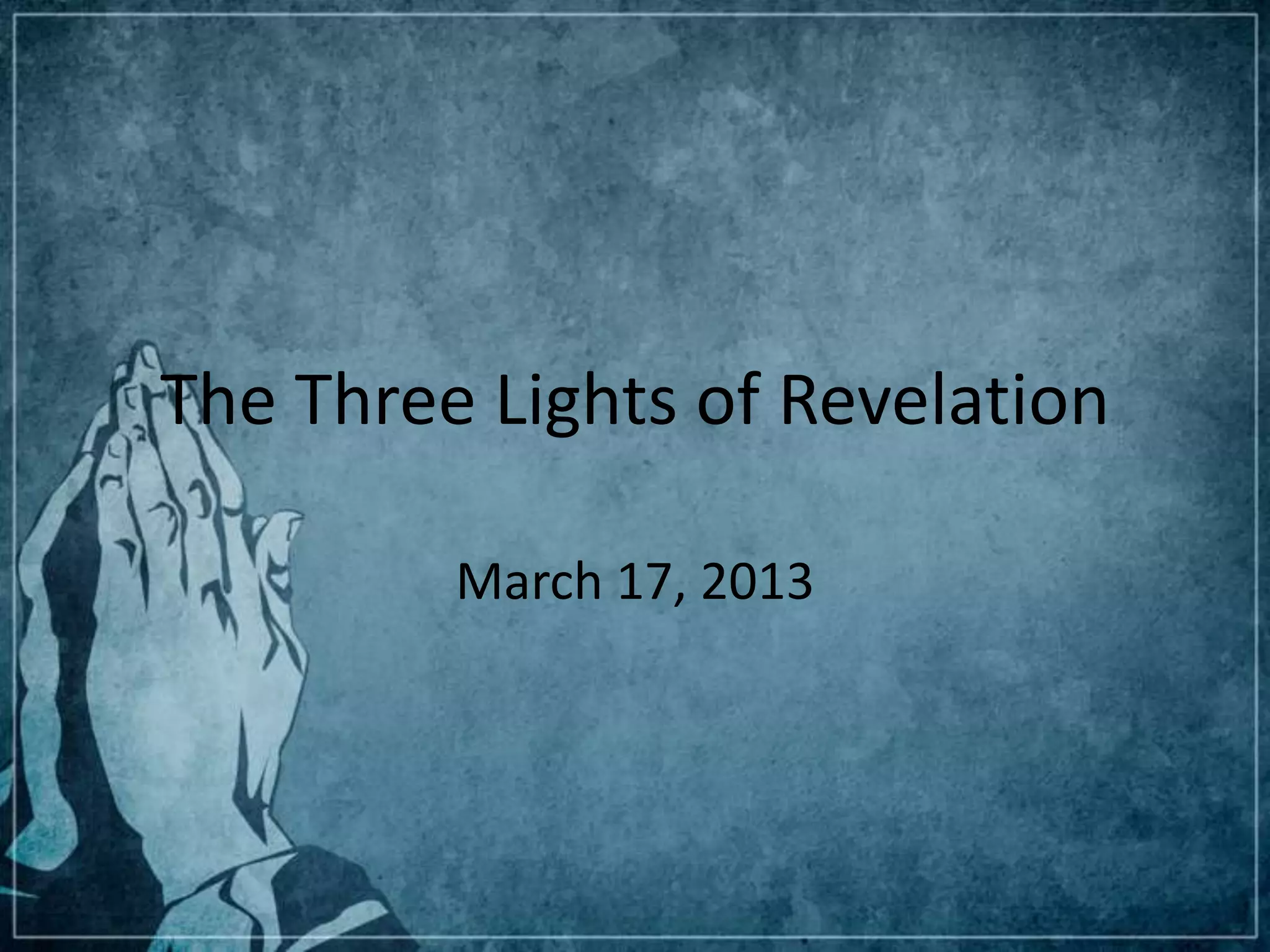 The three lights online version | PPTX