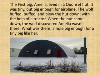 The Three Little Aviator Pigs By Brad Hatcher | PPTX