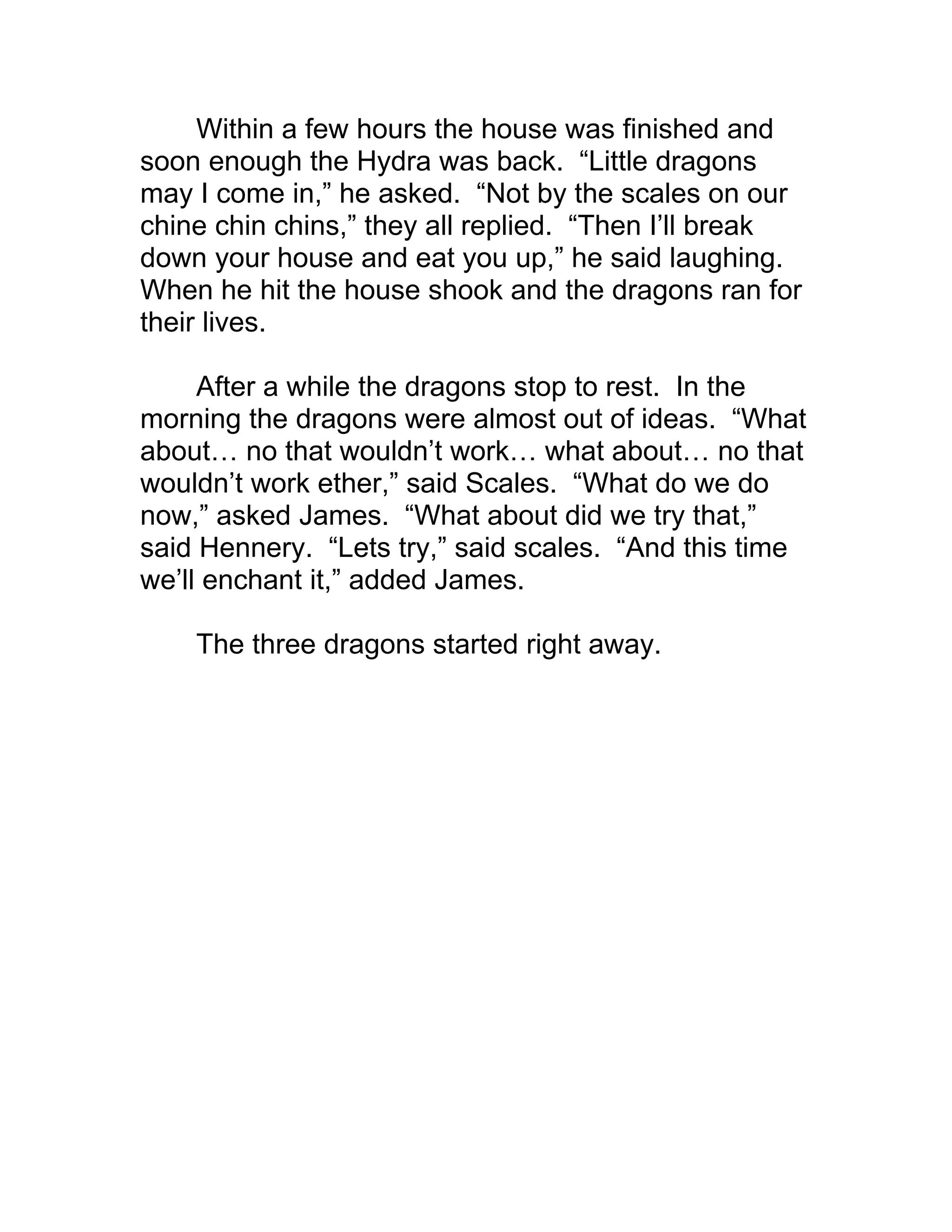 The three little dragons | DOC