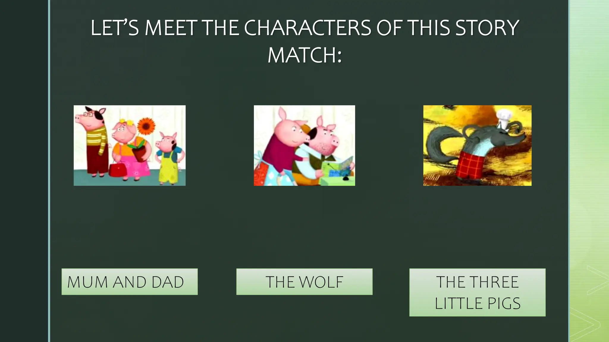 The three little pigs read along plus activities | PPT