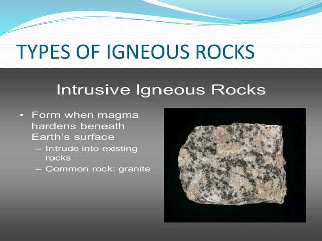 The three main categories of rocks | PPT